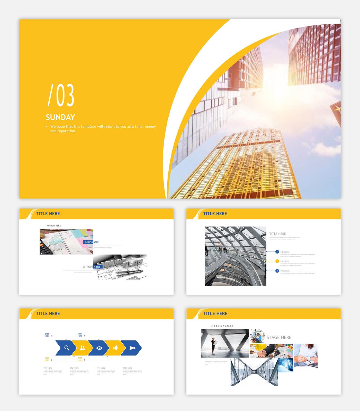 Modern Building Project Powerpoint Templates Google Slides & - Etsy Norway
