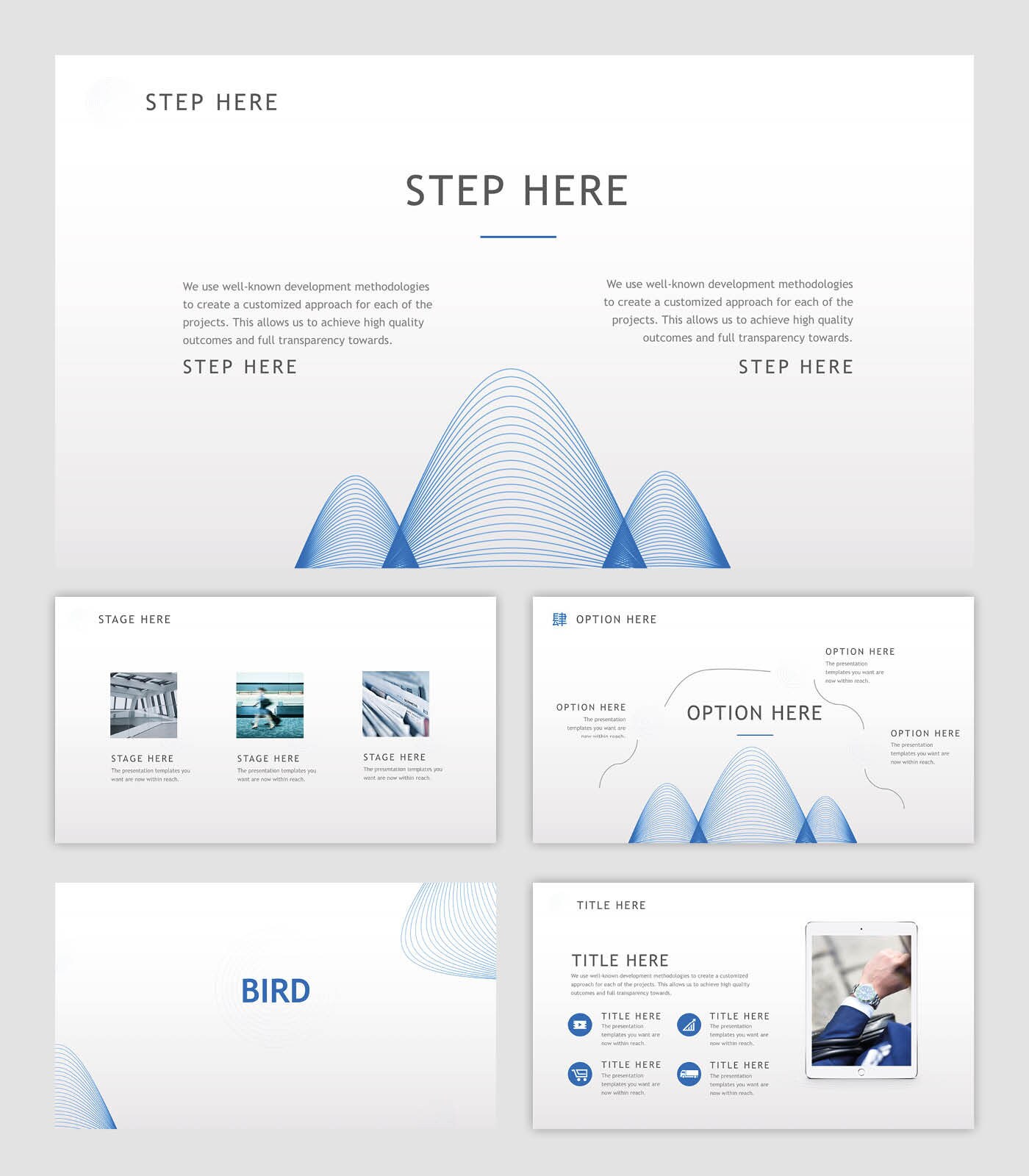 Minimal Design Powerpoint Template - Etsy