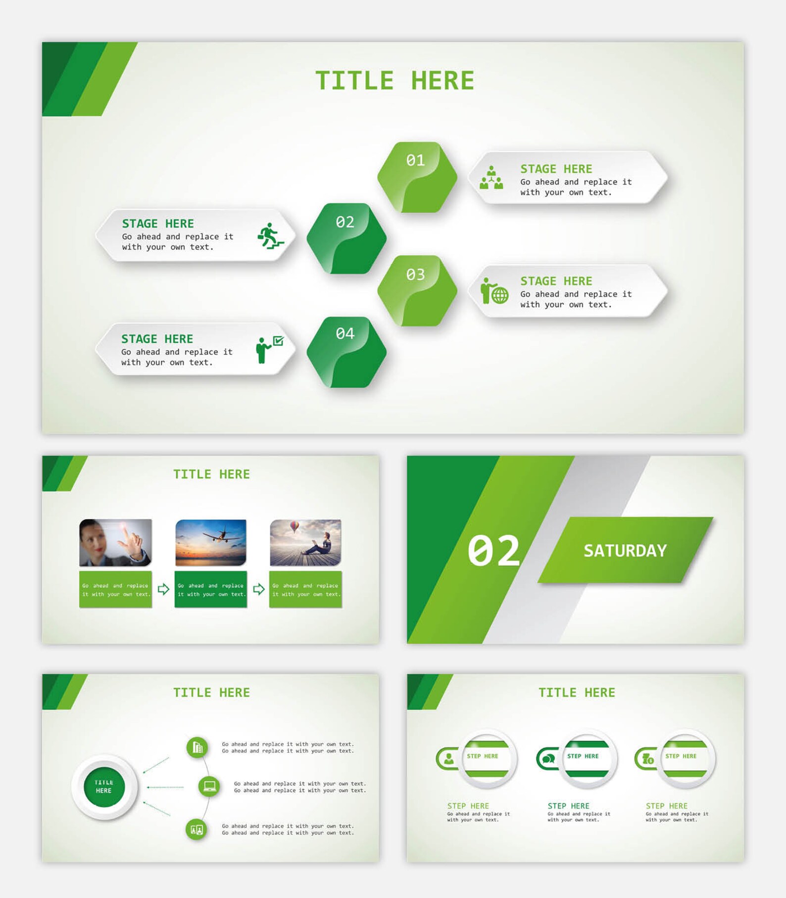 Green Technology Powerpoint Template Google Slides & Keynote - Etsy