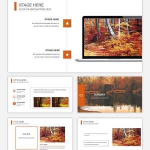 Hello November Autumn PPT Template - Etsy