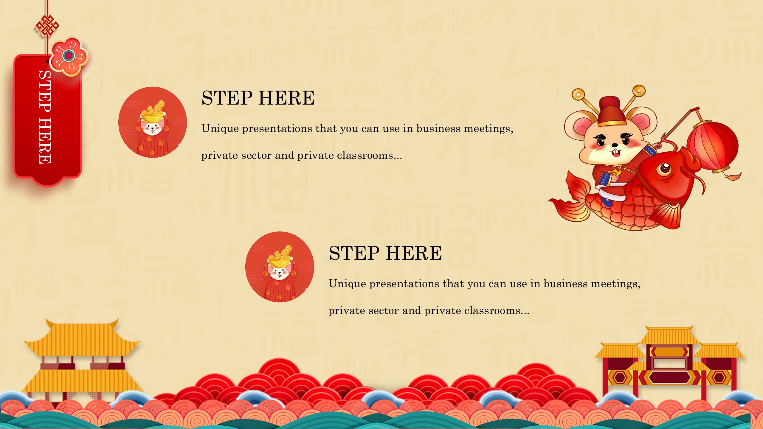 Funny Teddy Bear PPT Template - Etsy