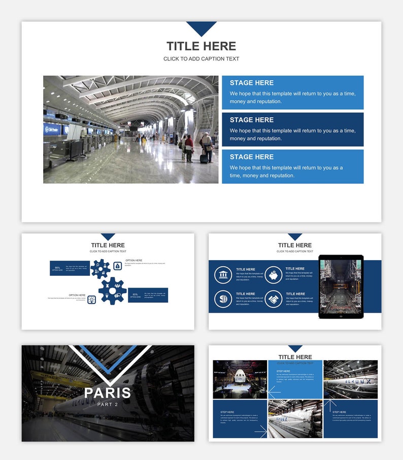 Airbus Powerpoint Template - Etsy