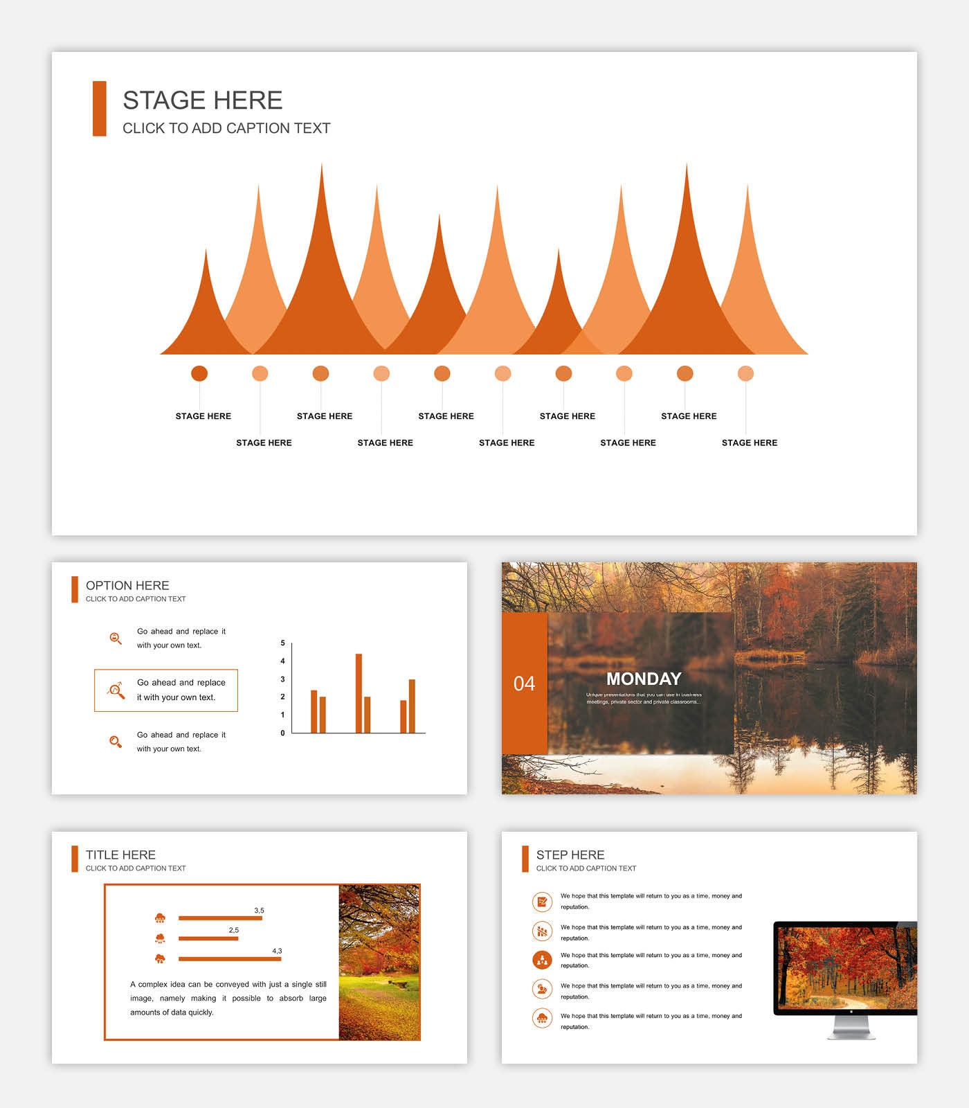 Hello November Autumn PPT Template - Etsy