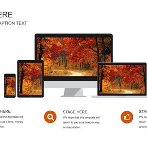 Hello November Autumn PPT Template - Etsy