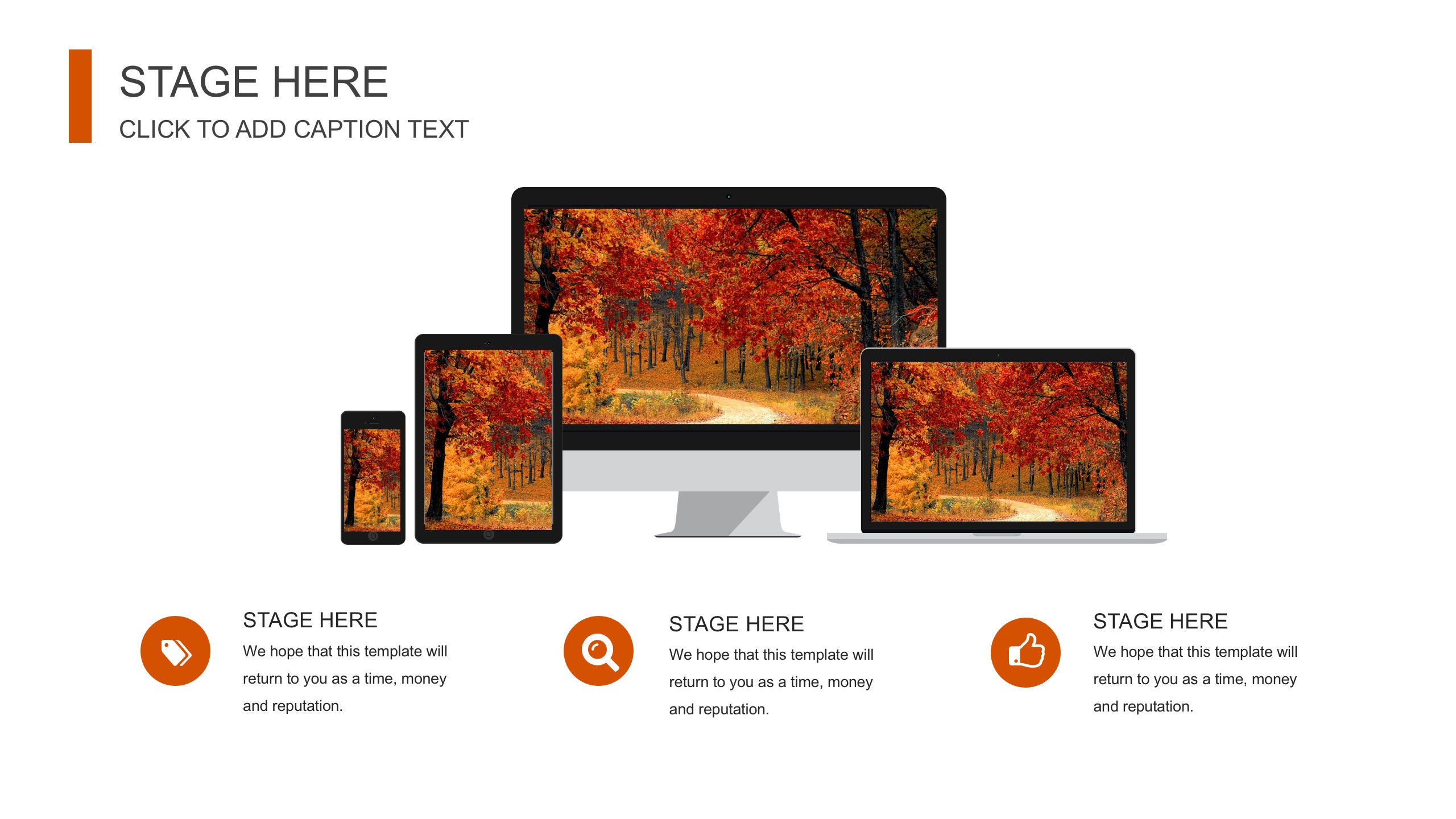 Hello November Autumn PPT Template - Etsy