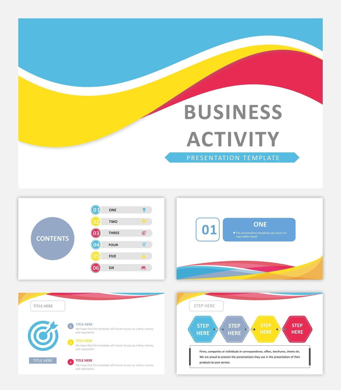 Creative Business Activity Powerpoint Template Slides - Etsy