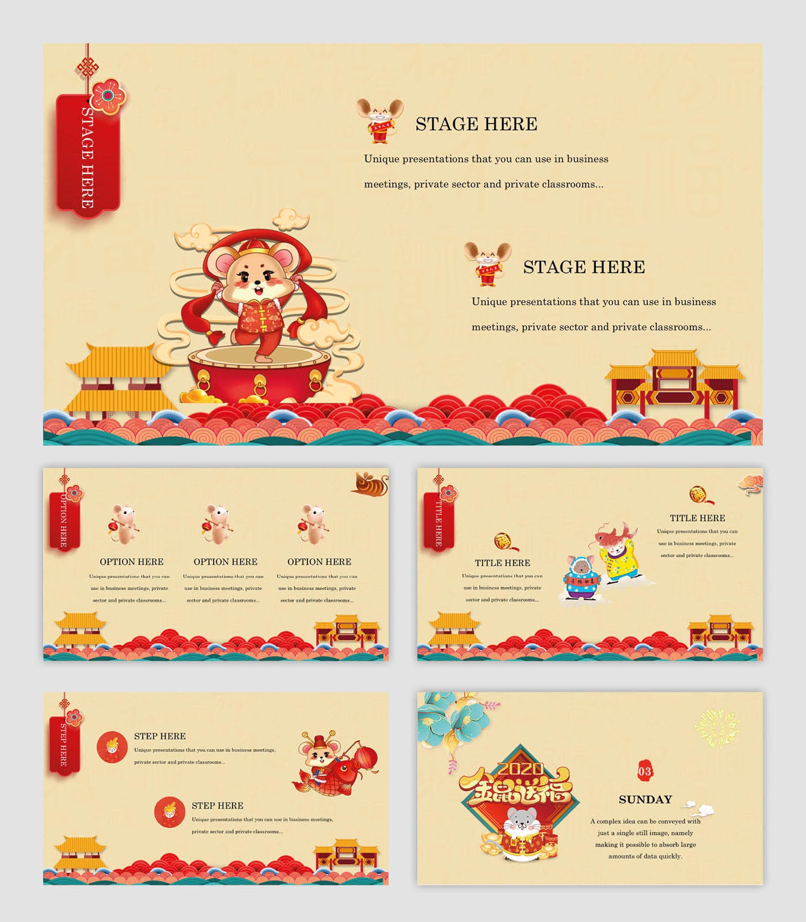 Funny Teddy Bear PPT Template - Etsy