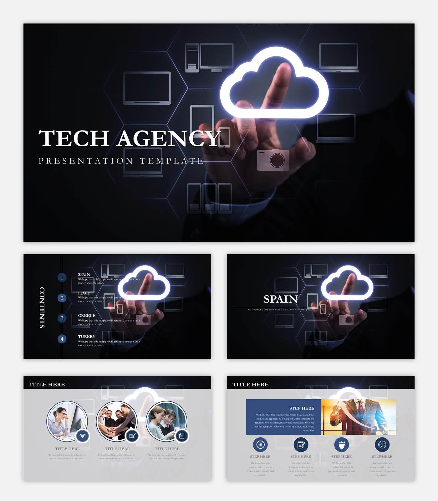 Tech Agency Powerpoint Template, Technology Studio Slides, Keynote ...