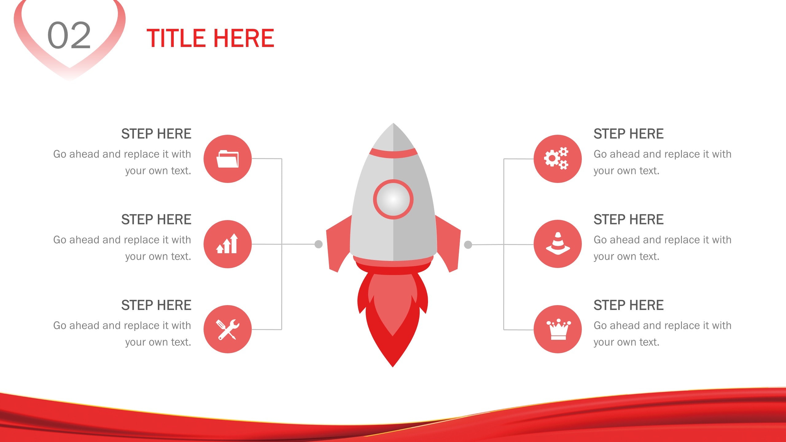 Red Heart Love Powerpoint Template, Love Google Slides, Valentine Day ...