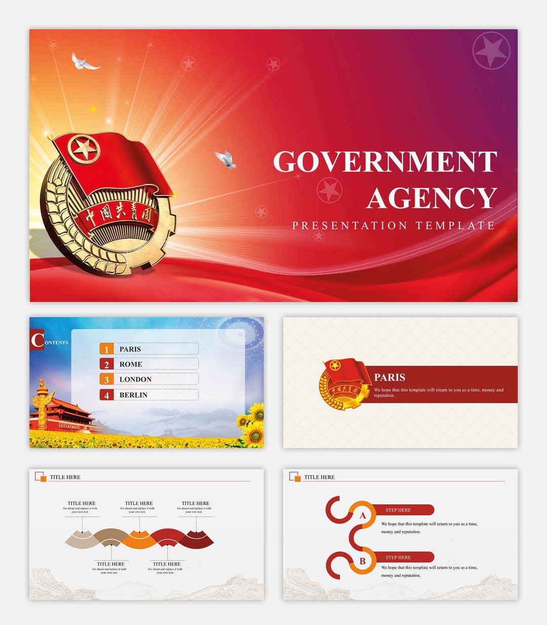 Government Agency Studio Presentation Template, Google Slides, Keynote ...
