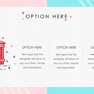 Love Story for Valentine PPT Template - Etsy