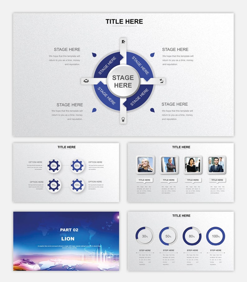 High Speed Train Powerpoint Template, Google Slides, Keynote Templates ...