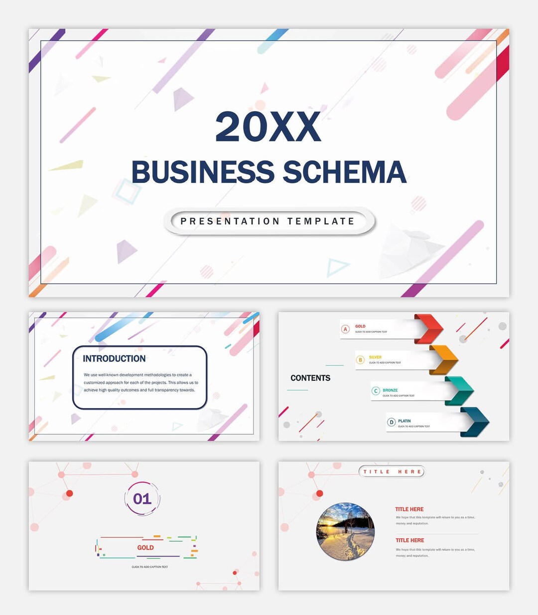 Business Management Schema Powerpoint Template - Etsy
