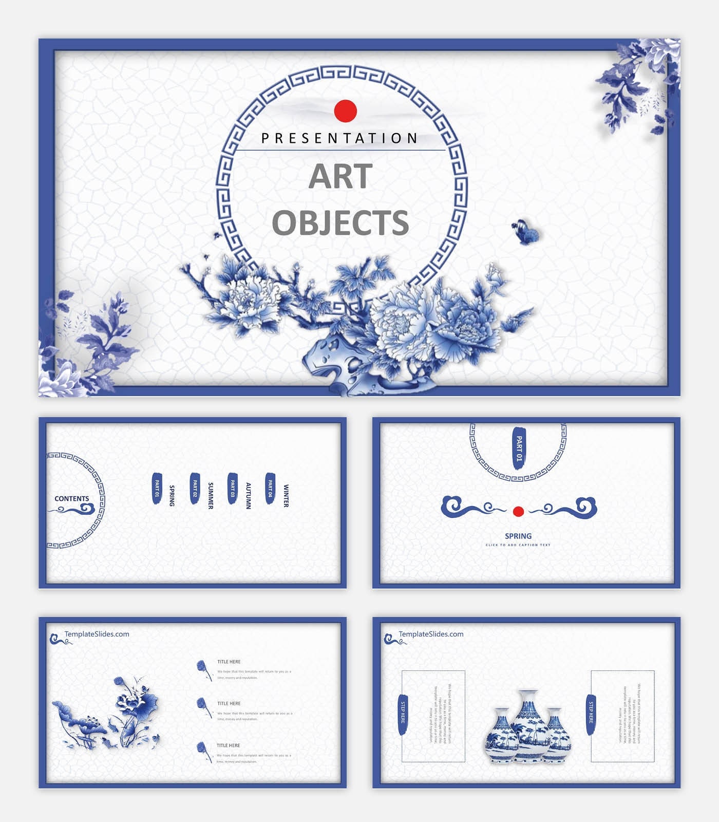 Spring Art Objects Powerpoint Template - Etsy
