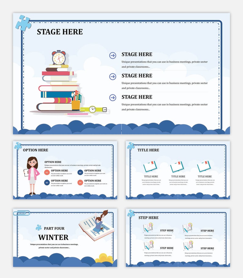 Teacher Open Class Powerpoint Template - Etsy
