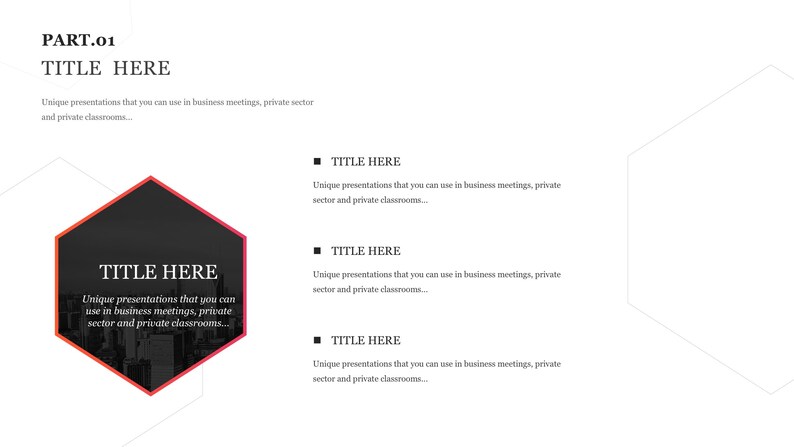Minimal Company Introduction PPT Template - Etsy