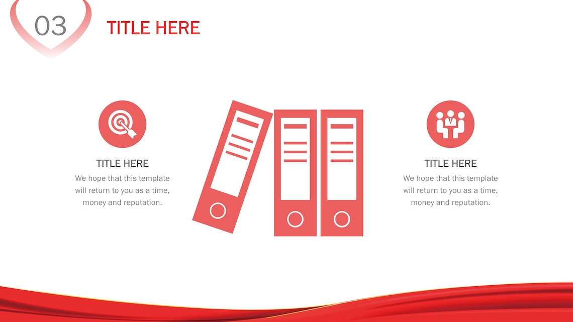 Red Heart Love Powerpoint Template, Love Google Slides, Valentine Day ...