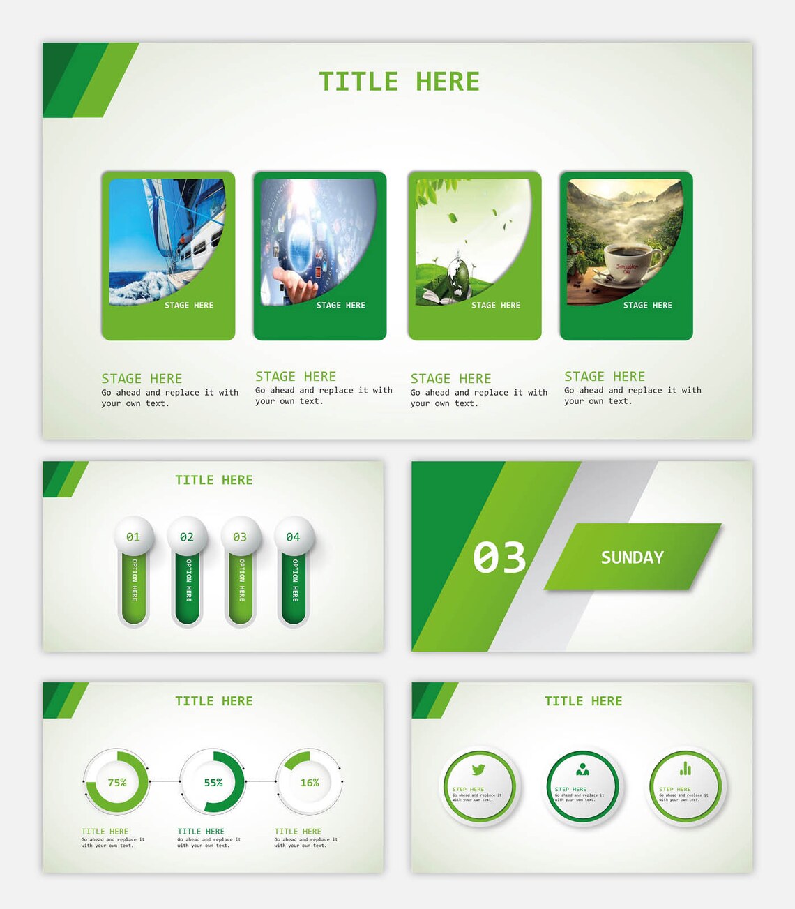 Green Technology Powerpoint Template, Google Slides & Keynote Templates ...