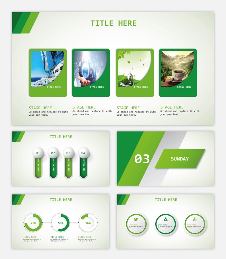 Green Technology Powerpoint Template, Google Slides & Keynote Templates ...