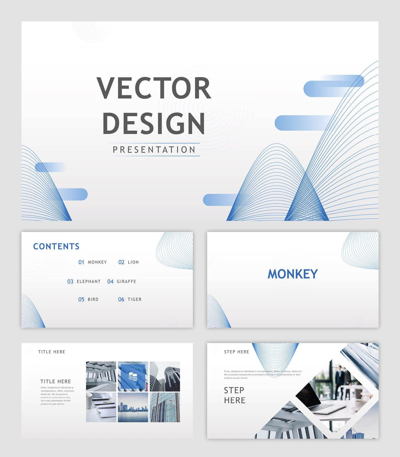 Minimal Design Powerpoint Template - Etsy