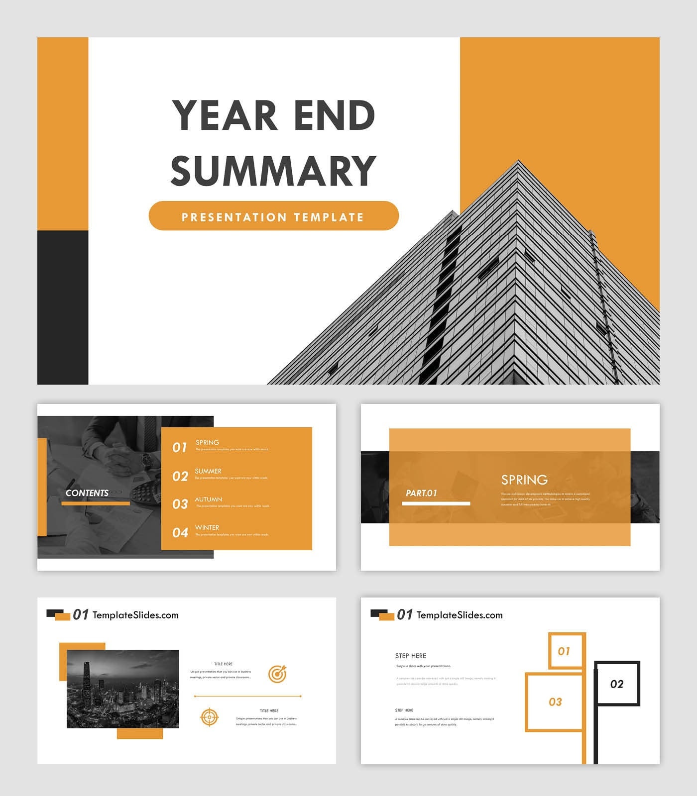 The End For Powerpoint Presentation