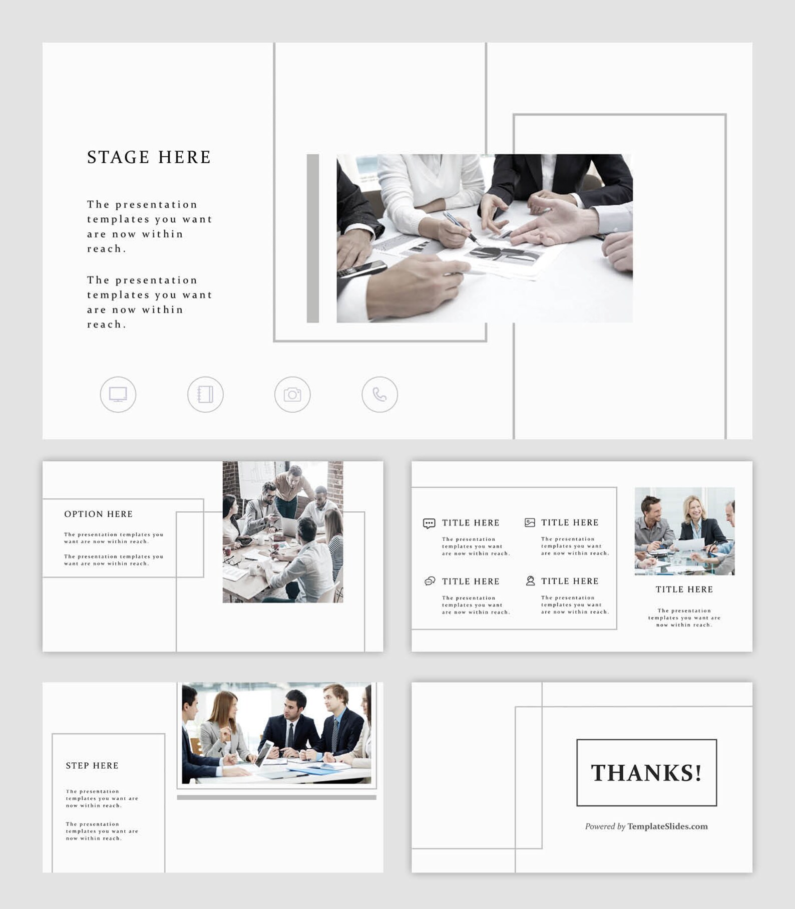 Minimal Simple Style Powerpoint Template - Etsy