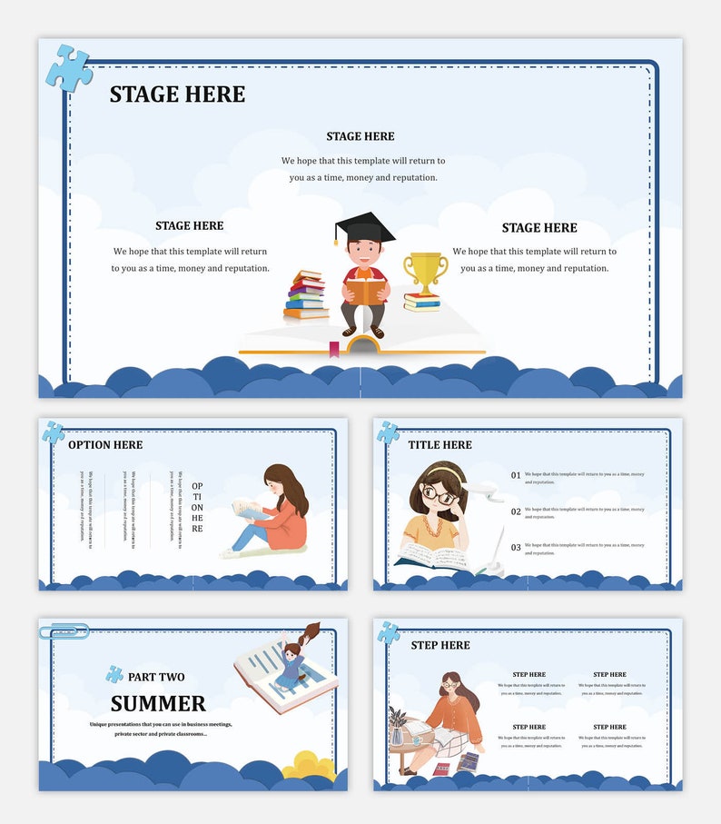 Teacher Open Class Powerpoint Template - Etsy