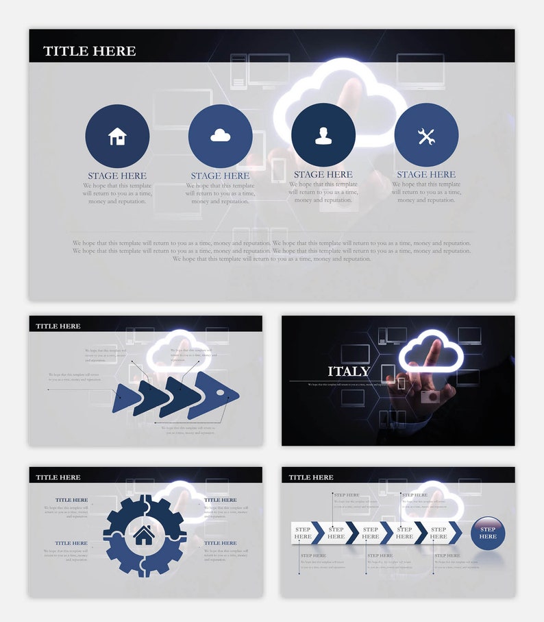 Tech Agency Powerpoint Template, Technology Studio Slides, Keynote ...
