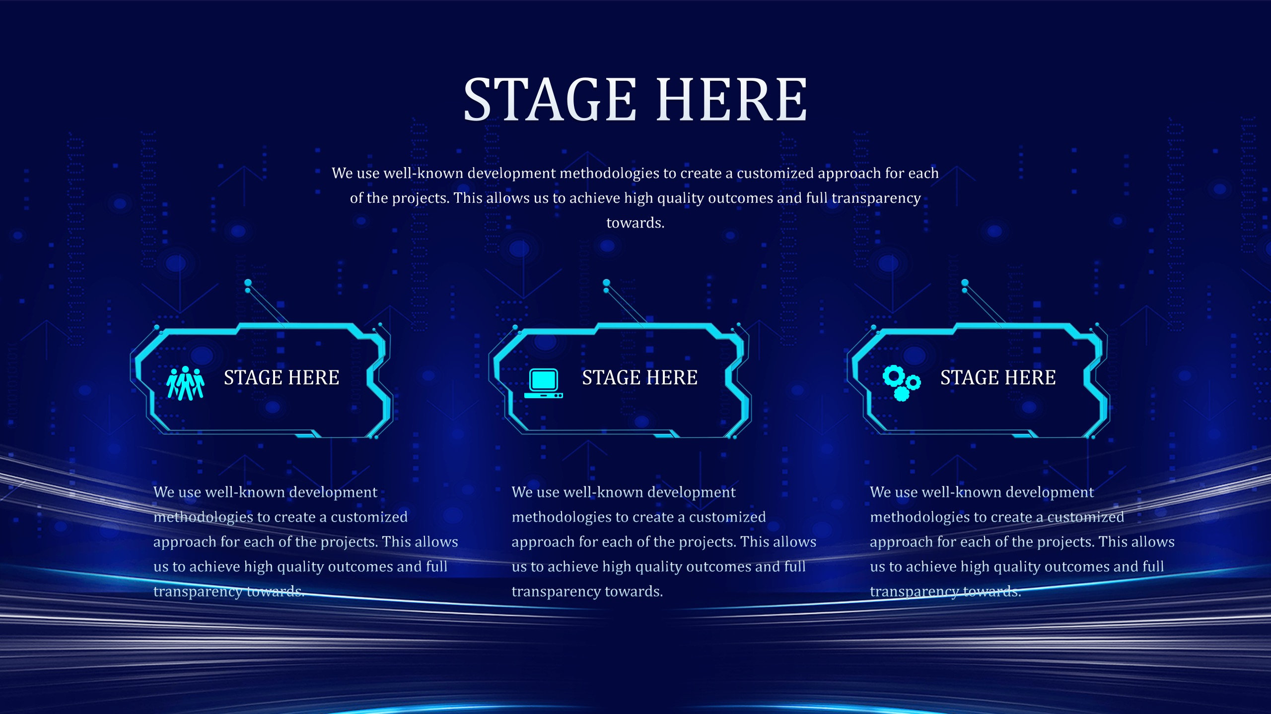 Creative Blue Music Studio Powerpoint Template - Etsy