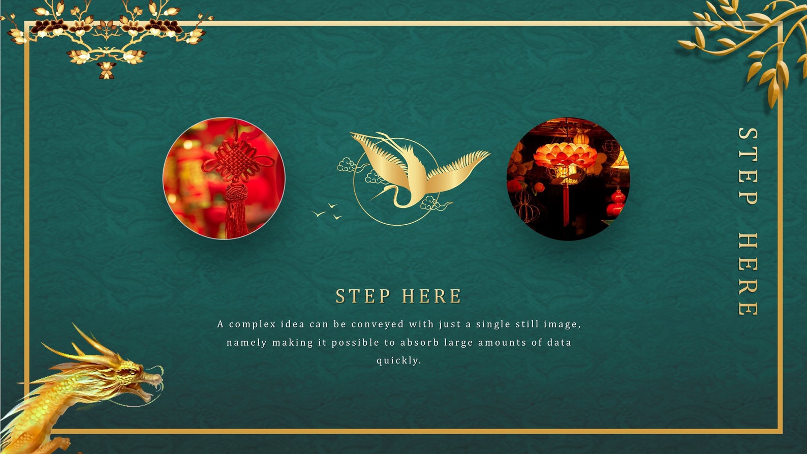 Creative Dragon Art PPT Template - Etsy