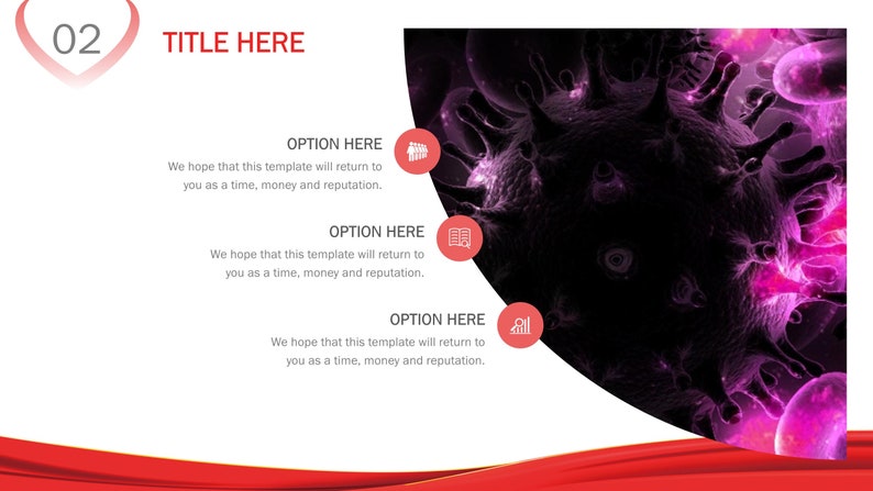 Red Heart Love Powerpoint Template, Love Google Slides, Valentine Day ...