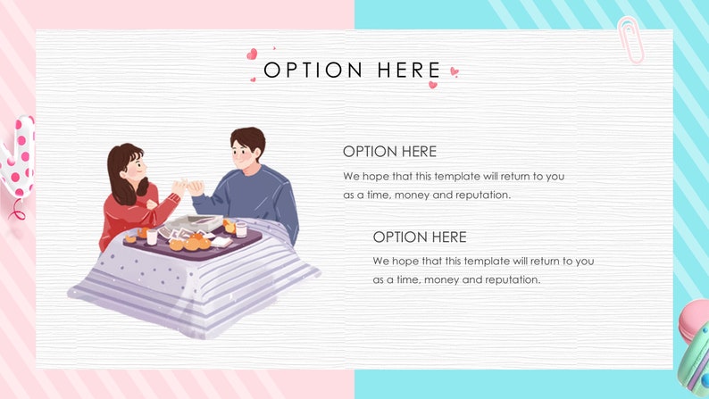 Love Story for Valentine PPT Template - Etsy