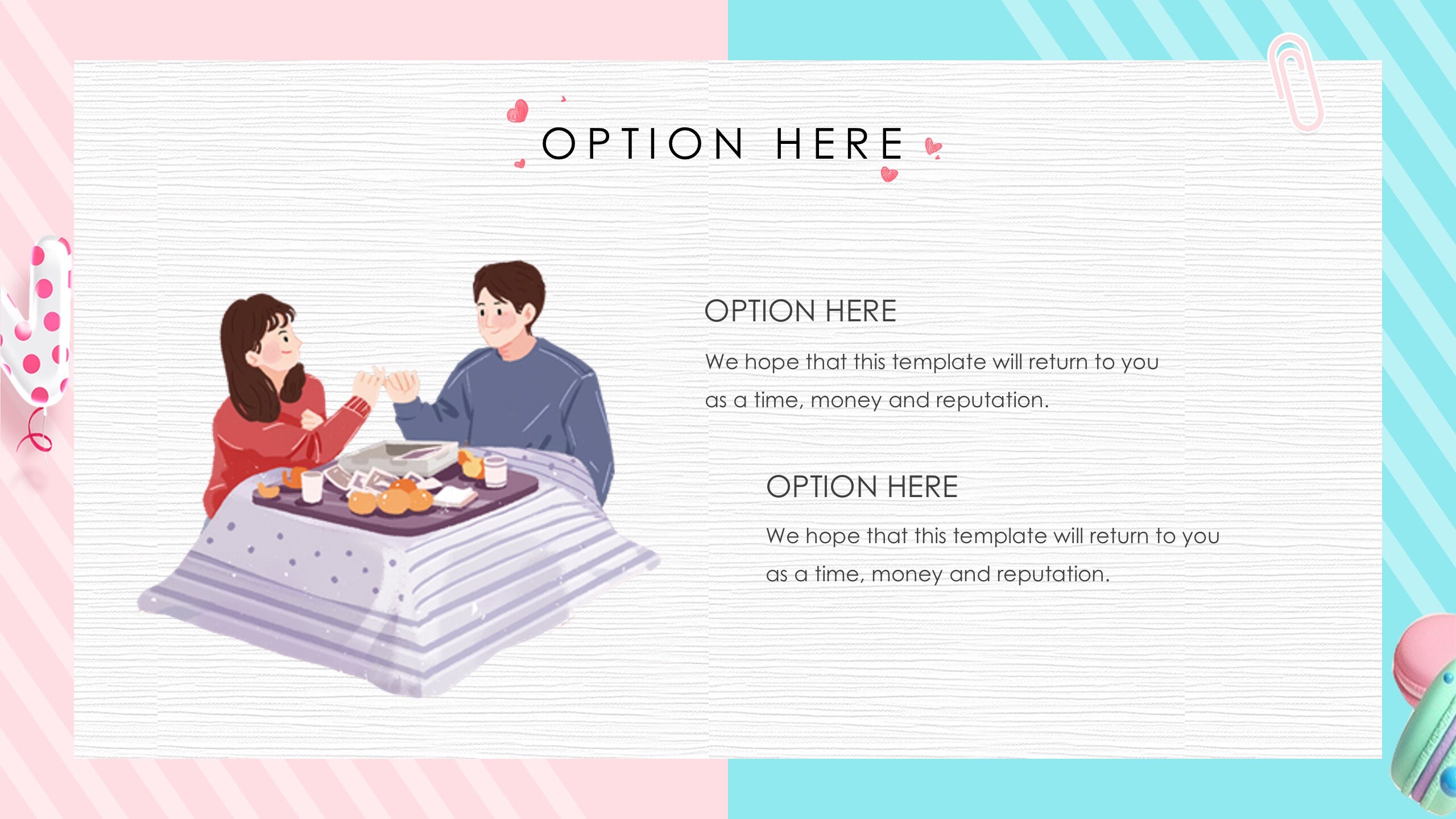 Love Story for Valentine PPT Template - Etsy