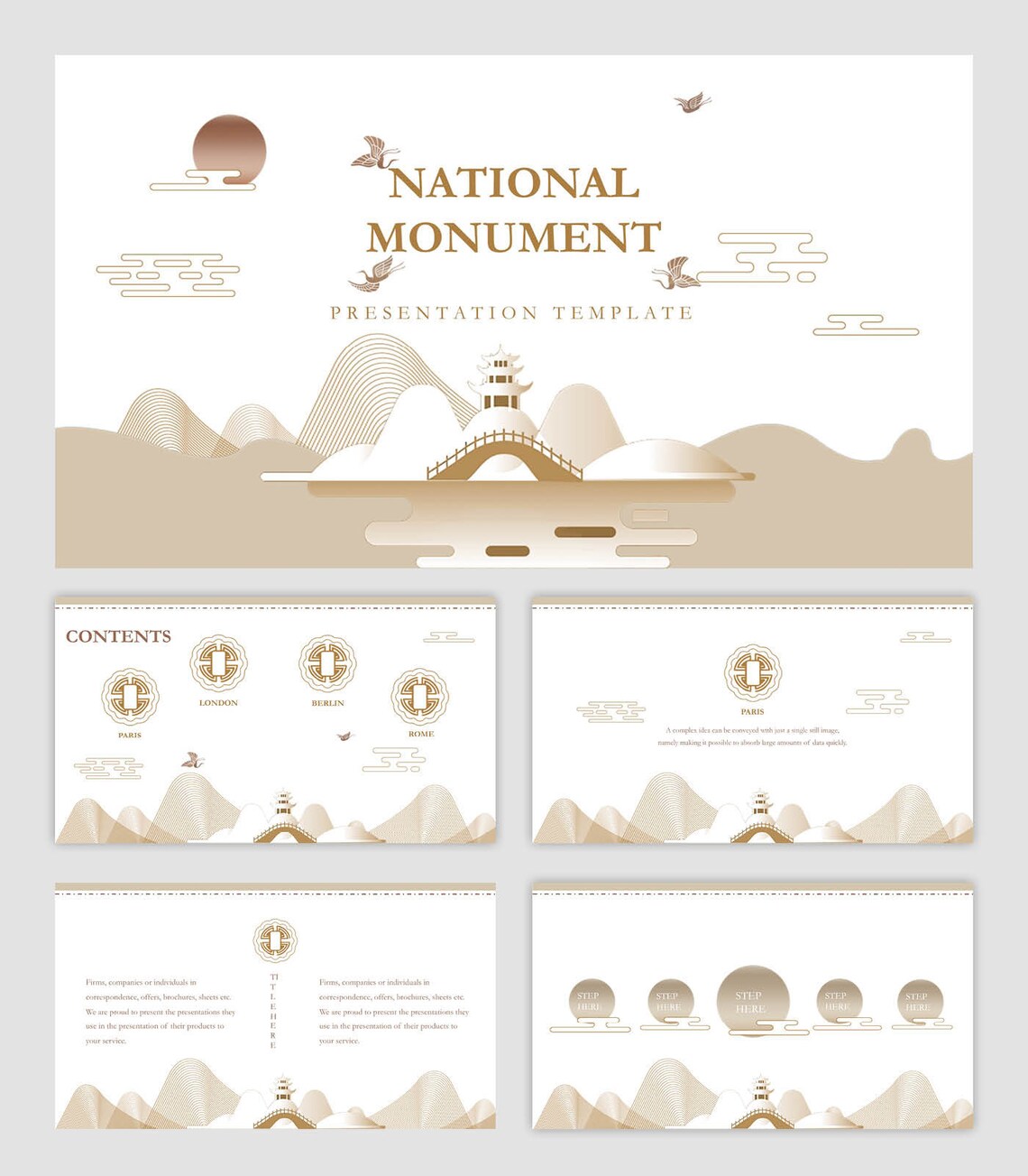 Minimal National Powerpoint Template | Etsy