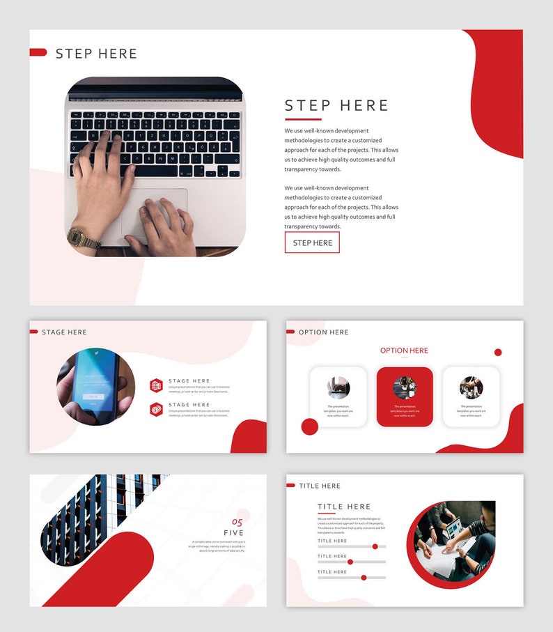 Minimal Digital Business PPT Template for Presentation Slides | Etsy