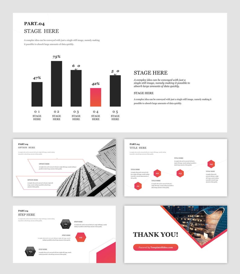 Minimal Company Introduction PPT Template - Etsy