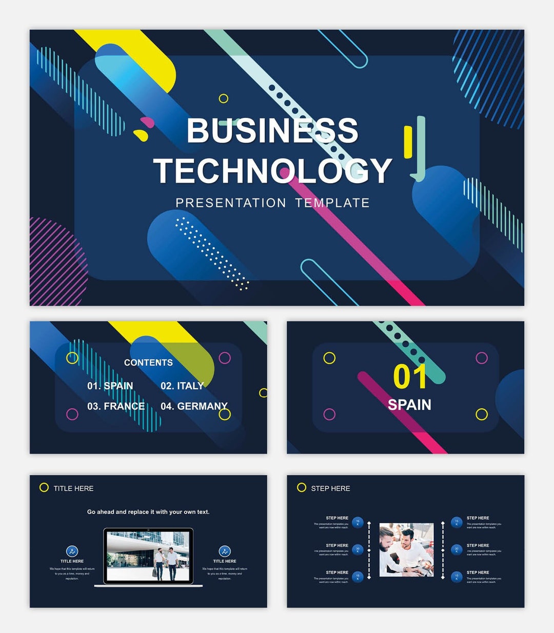 Business Technology Powerpoint Template, Keynote Template & Google ...