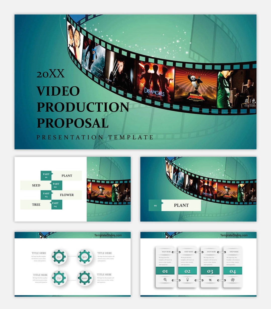 Video Cinema, Movie Proposal Powerpoint Template - Etsy