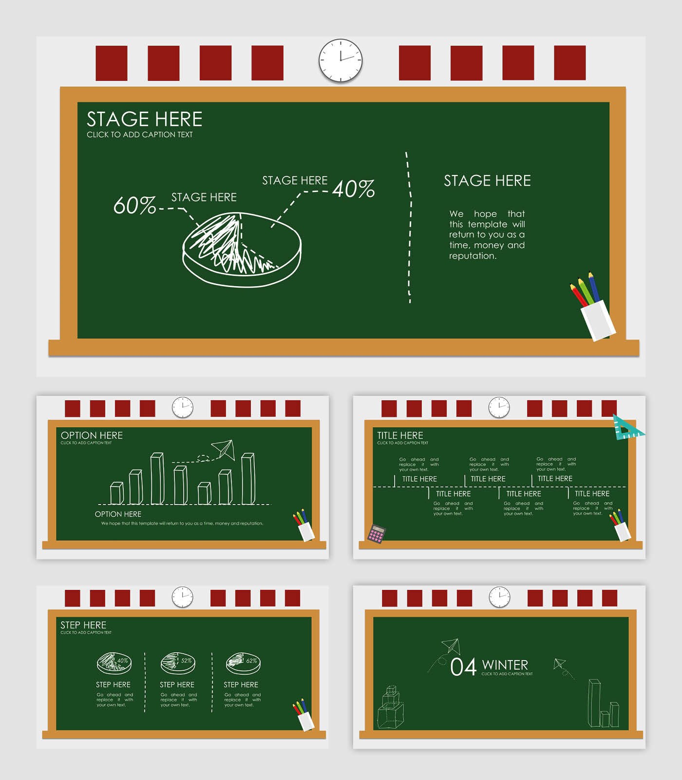 Minimal School Program Powerpoint Template - Etsy