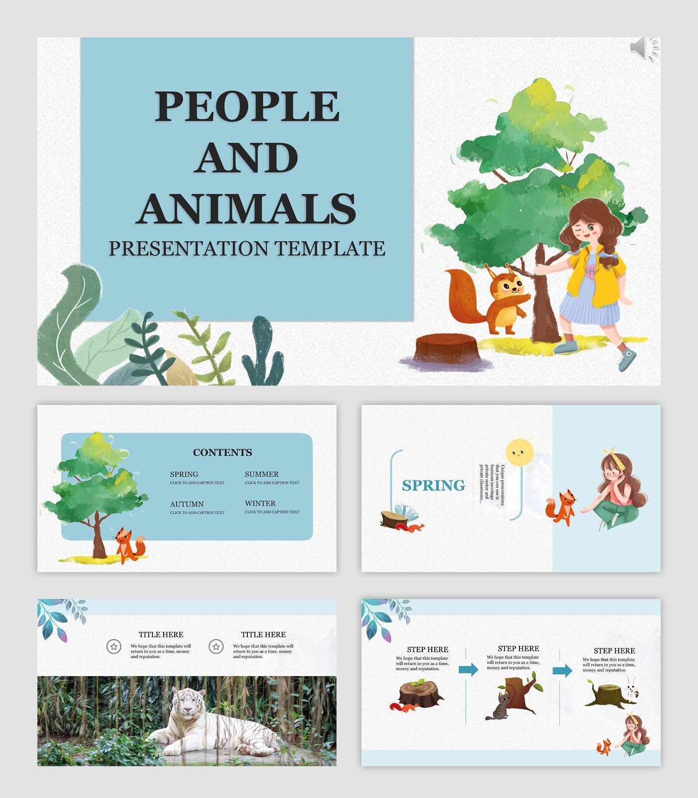 Animals Powerpoint Template