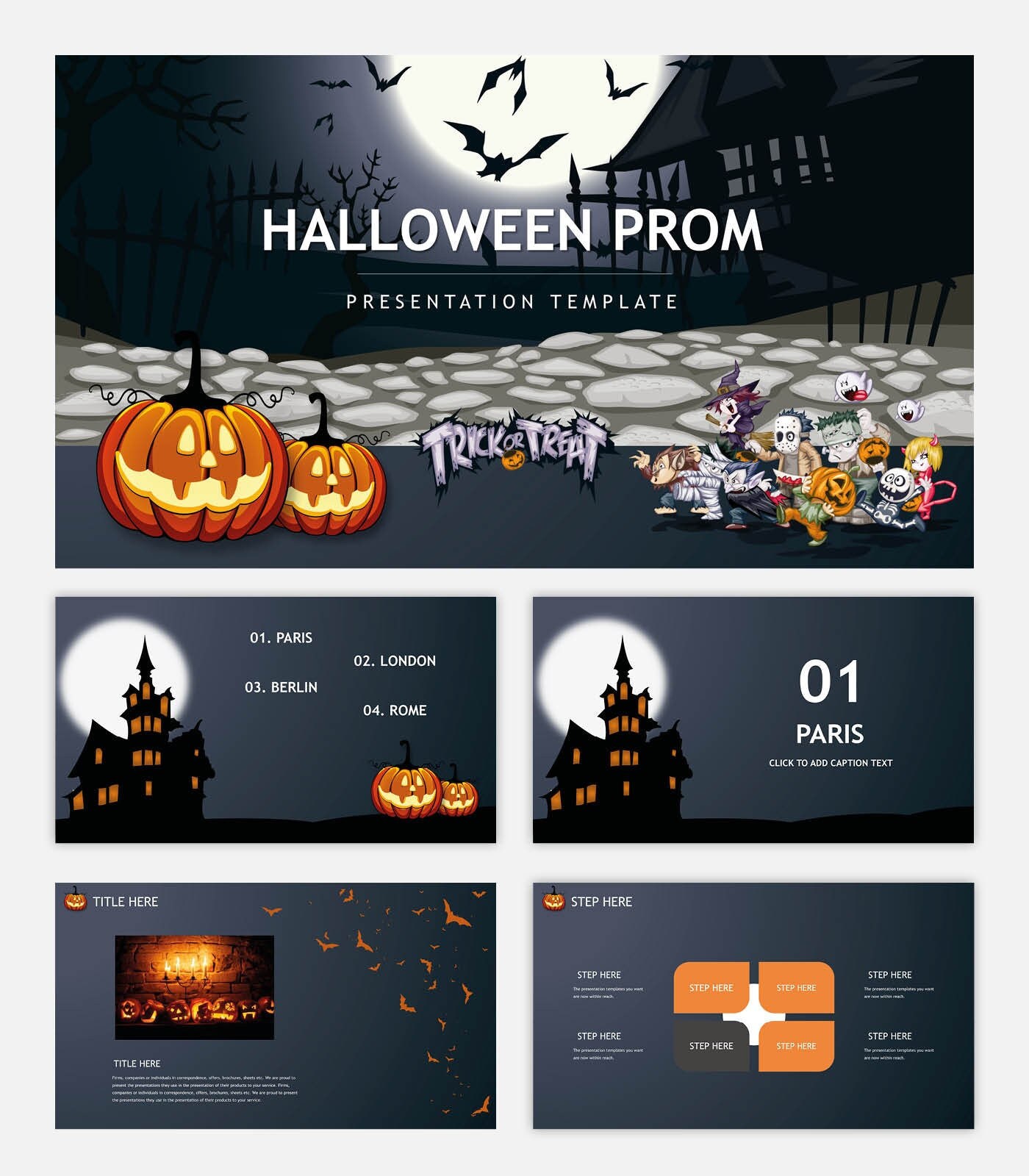 Plantillas De Powerpoint De Halloween Plantilla De PowerPoint Para