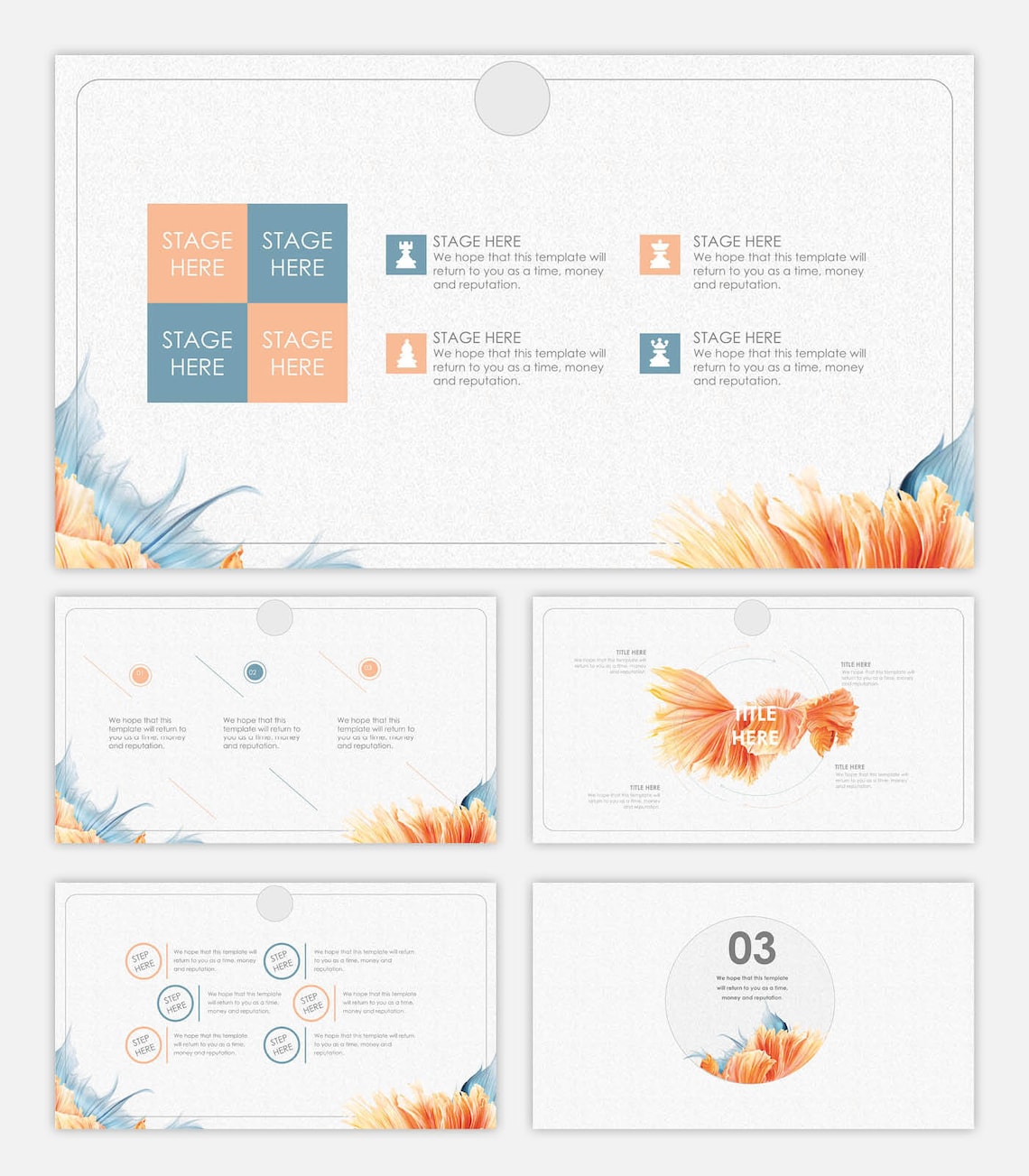 Creative Flower Powerpoint Template - Etsy