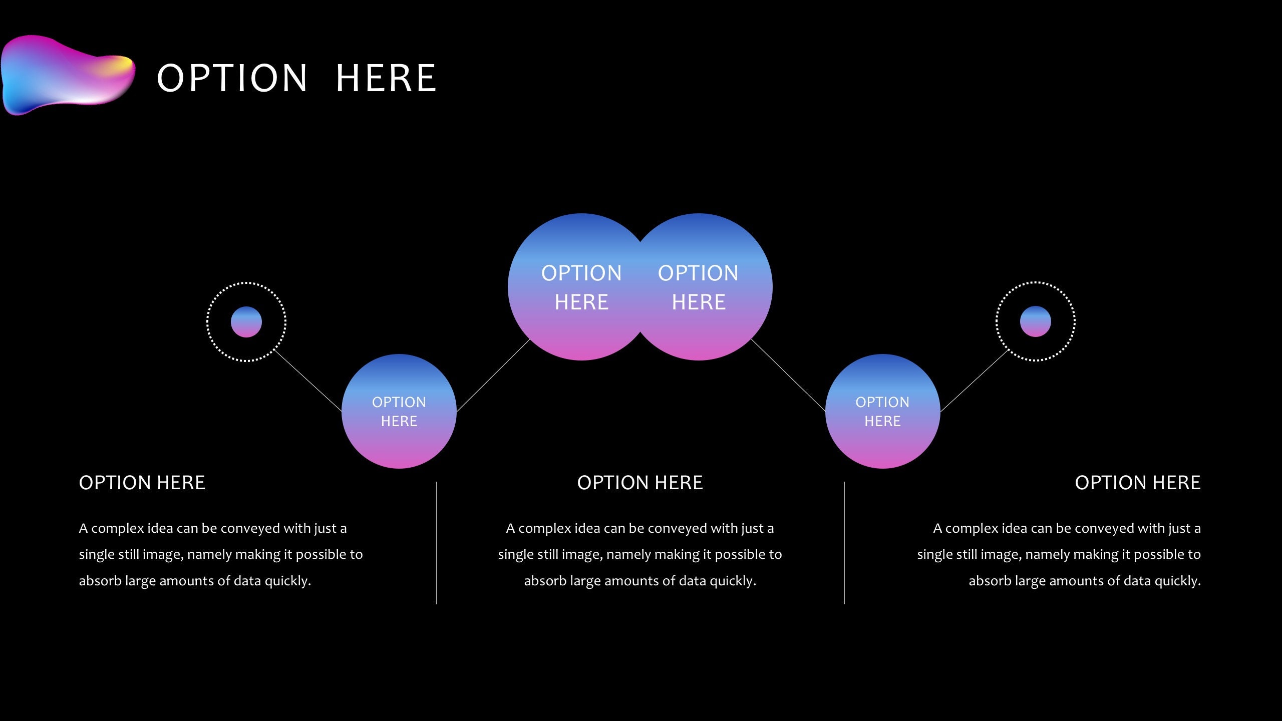 Abstract Neon Technology Powerpoint Template - Etsy