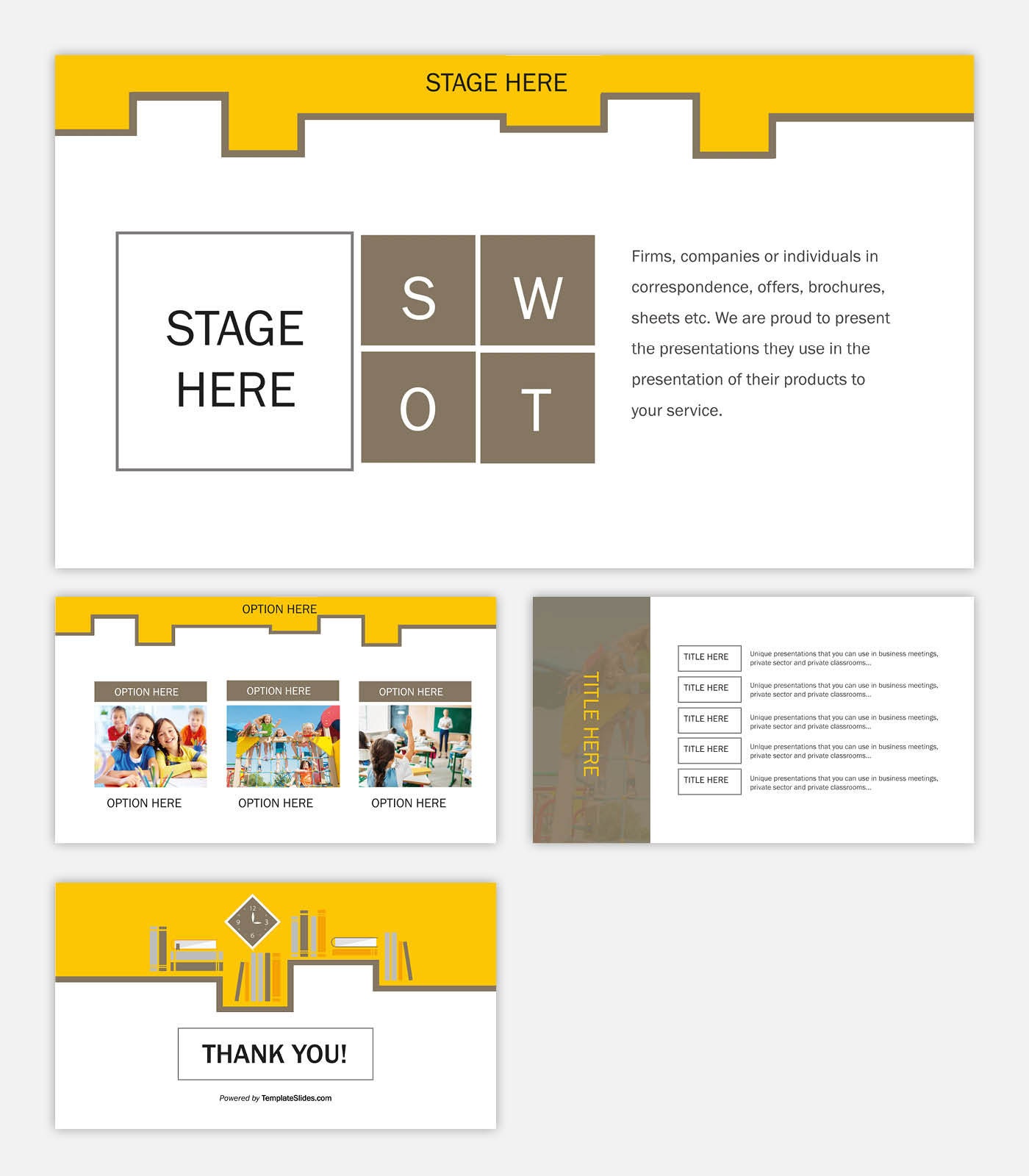 School Courseware Report PPT Template - Etsy