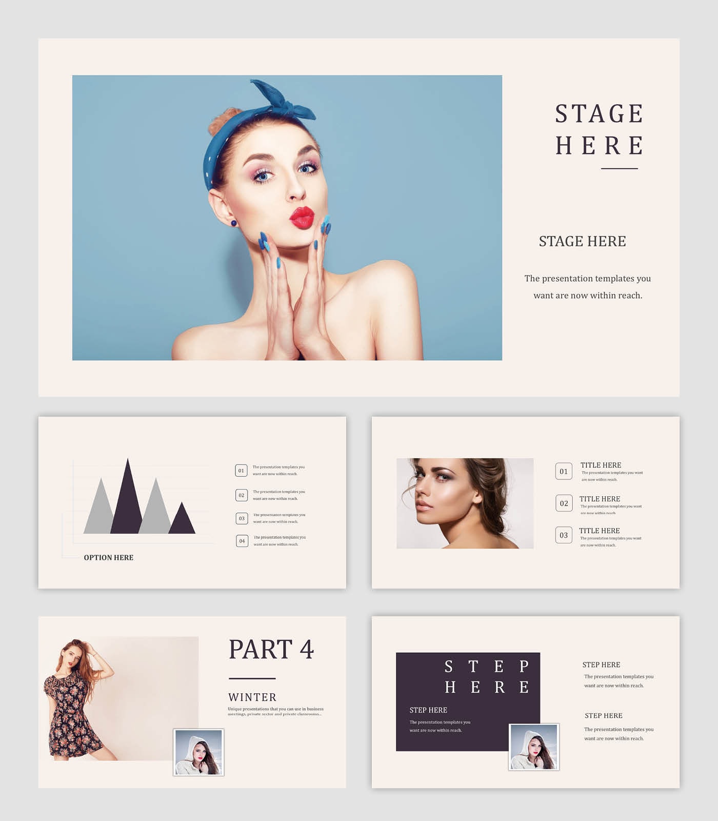 Fashion Clothes PPT Template for Presentation Slides - Etsy
