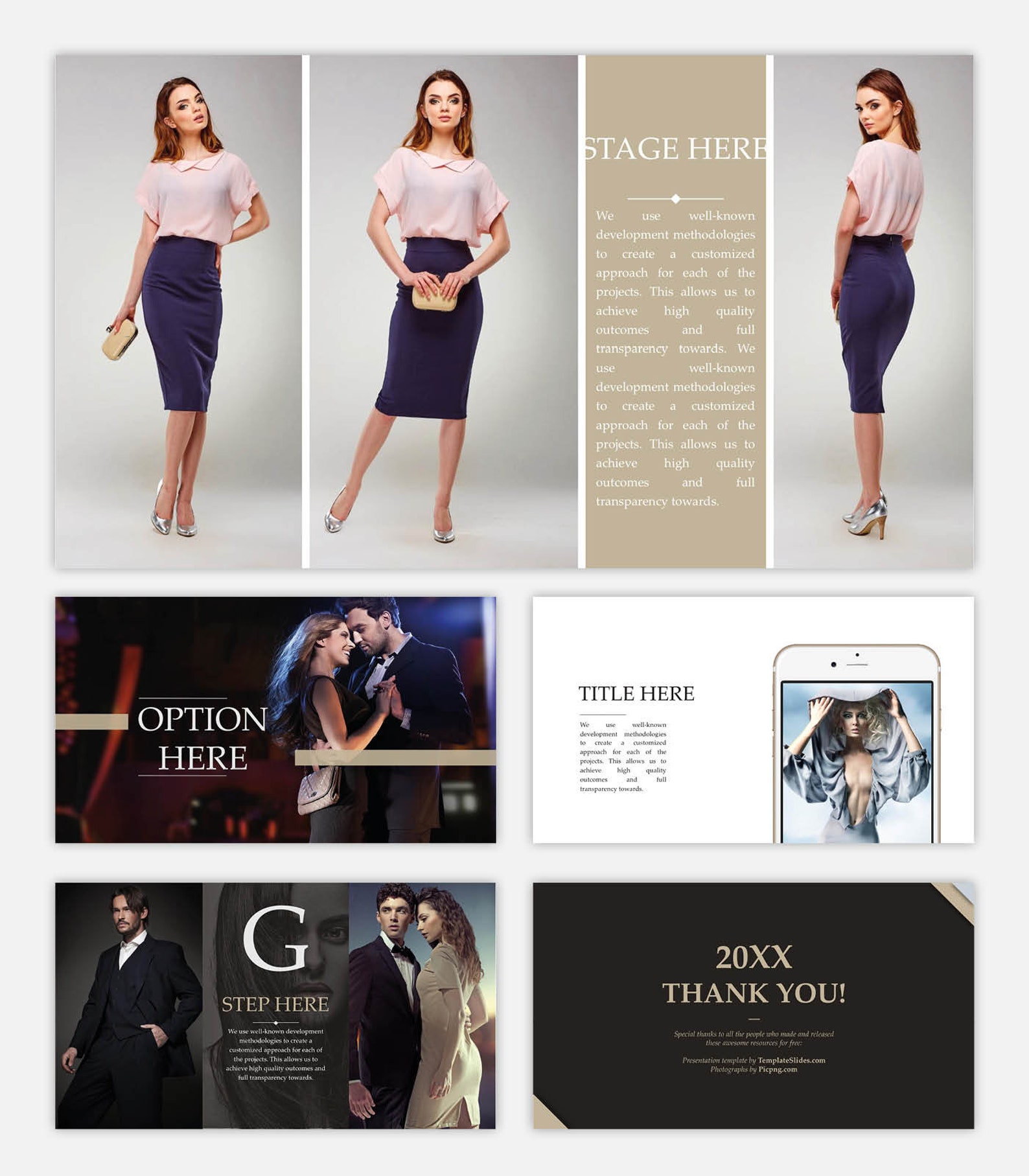 Fashion Magazine Powerpoint Template - Etsy