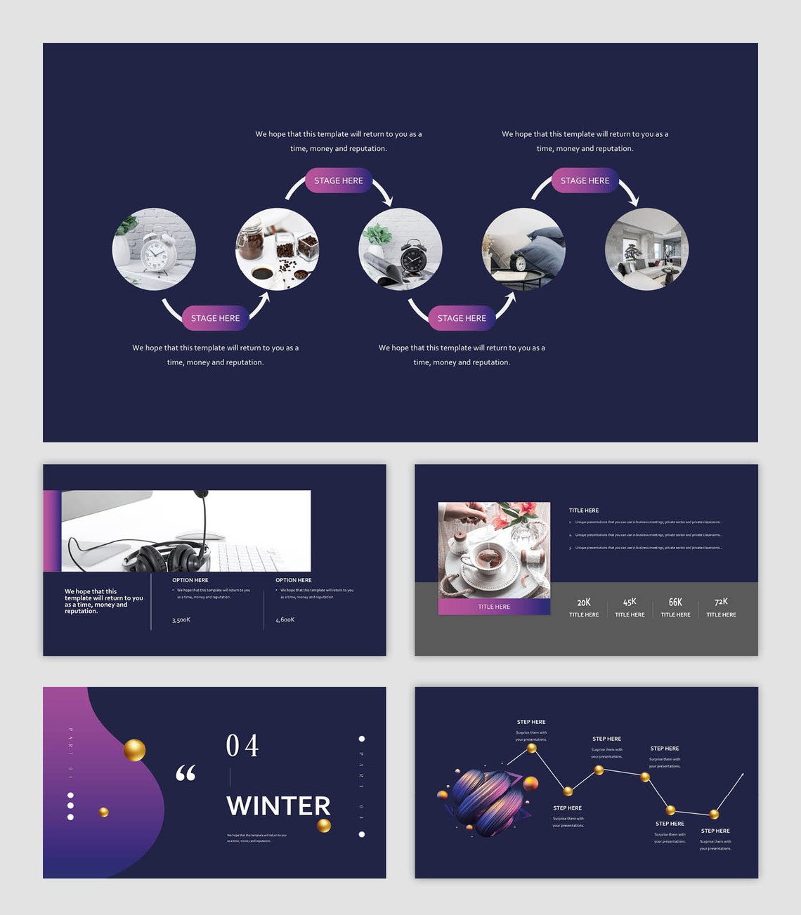 Space 3D Technology Powerpoint Template - Etsy