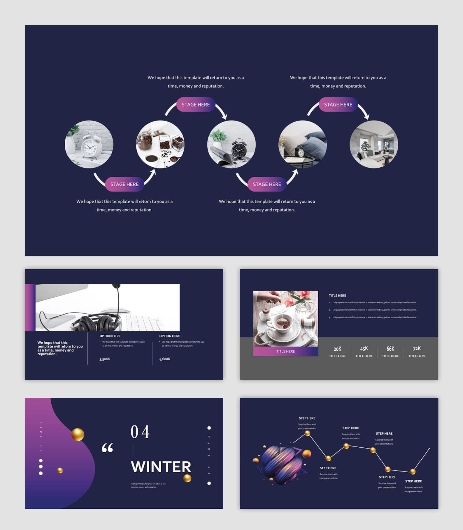 Space 3D Technology Powerpoint Template - Etsy