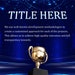 Creative Blue Music Studio Powerpoint Template - Etsy