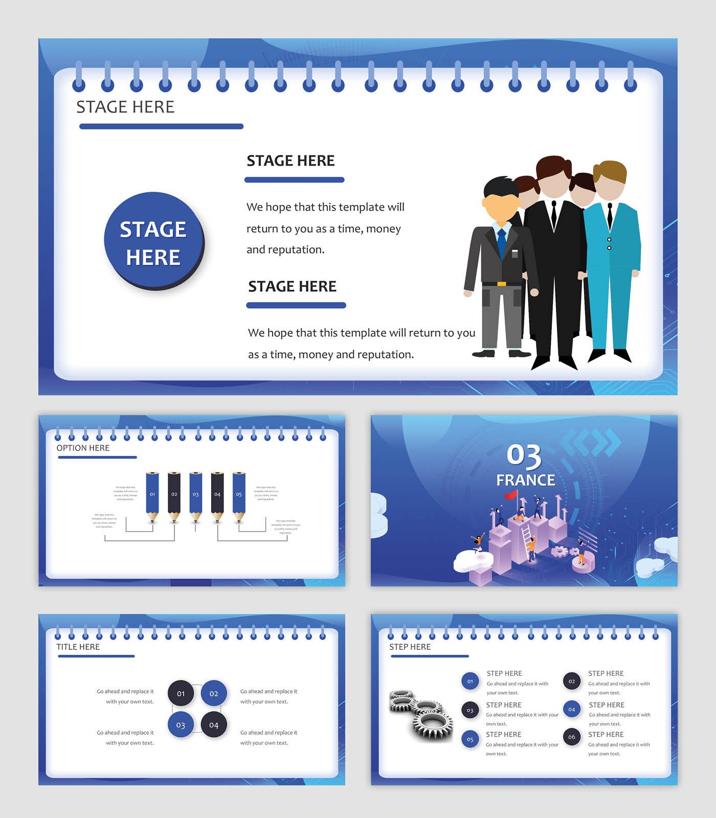 3D Work Group Plan for Business Powerpoint Template - Etsy